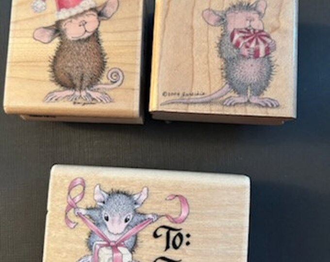 House Mouse Rubber Stamps - Etsy