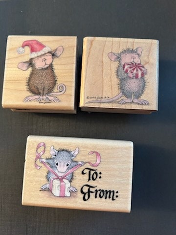 House Mouse Rubber Stamps - Etsy