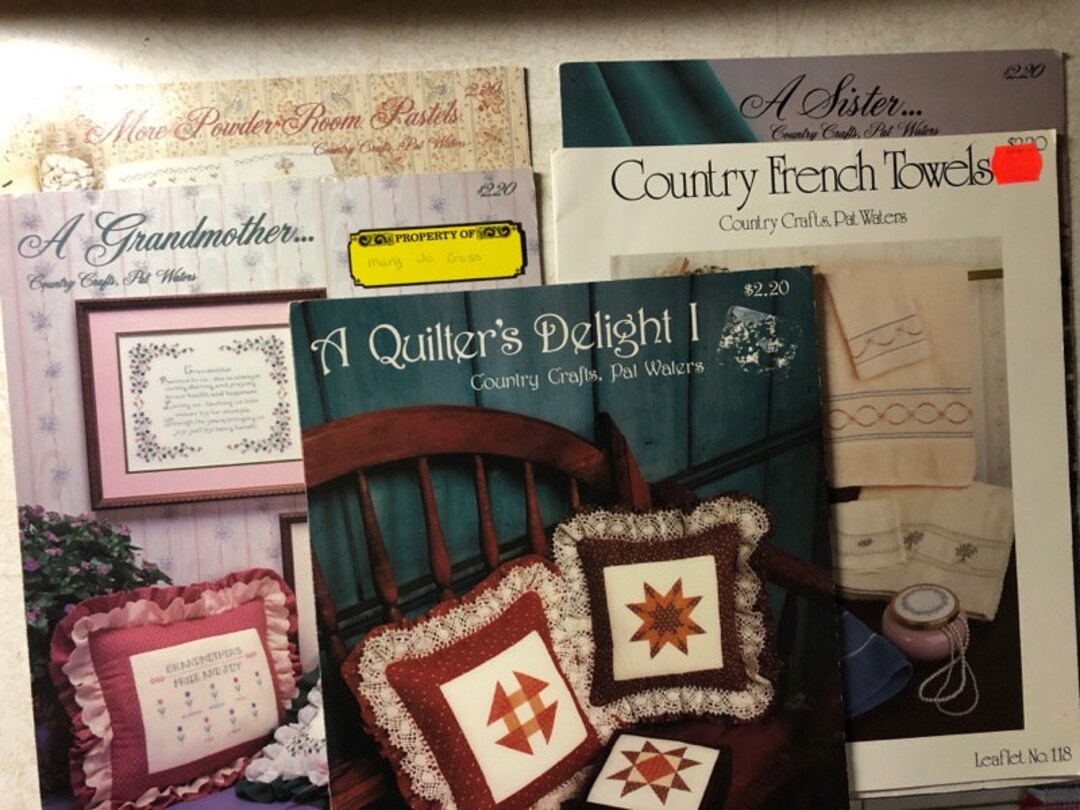Pat Waters Cross Stitch Leaflets - Etsy