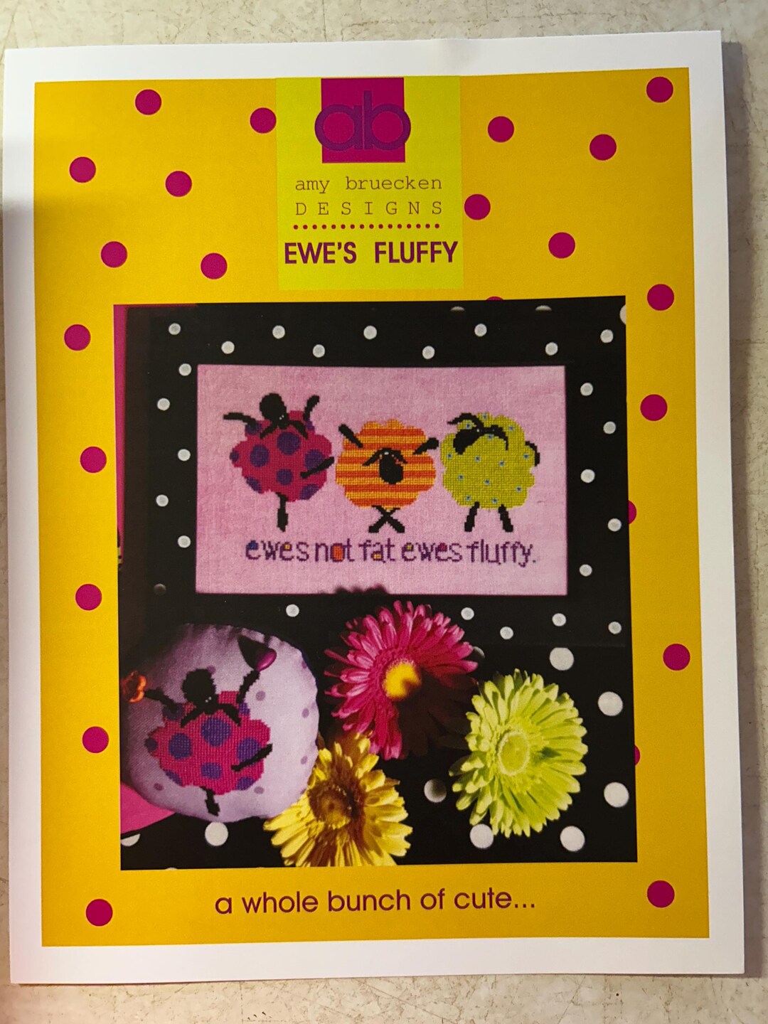 Amy Bruecken Designs Ewes Fluffy Cross Stitch Chart - Etsy