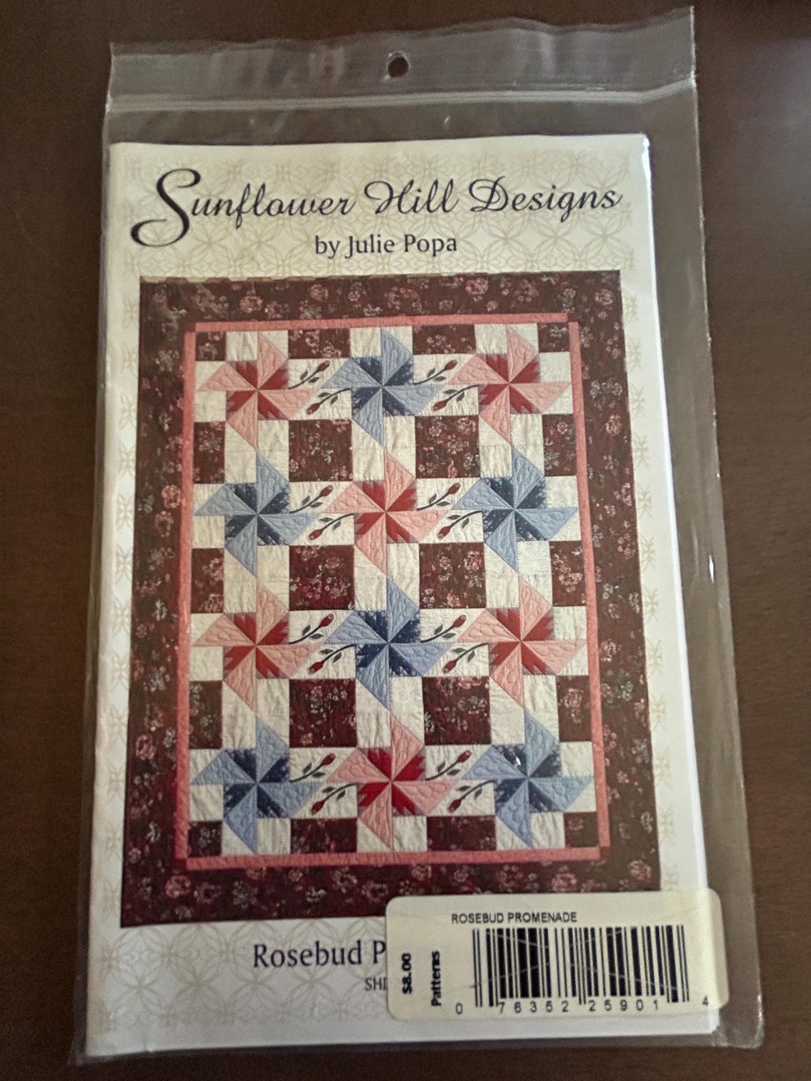 Sunflower Hill Designs by Julie Popa - Rosebud Promenade Quilt Pattern ...