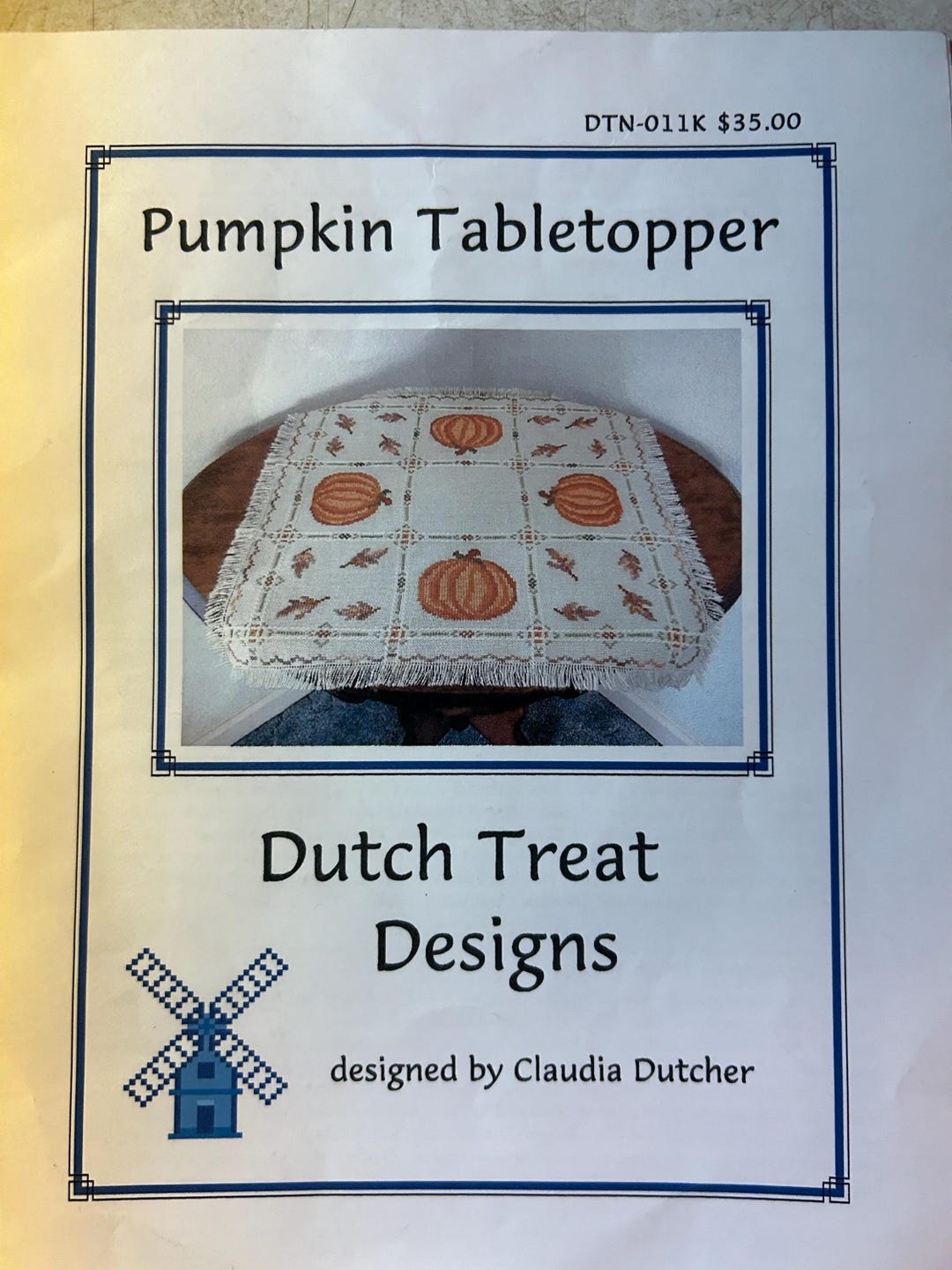 Dutch Treat Designs Designed by Claudia Dutcher - Cross Stitch Pumpkin ...