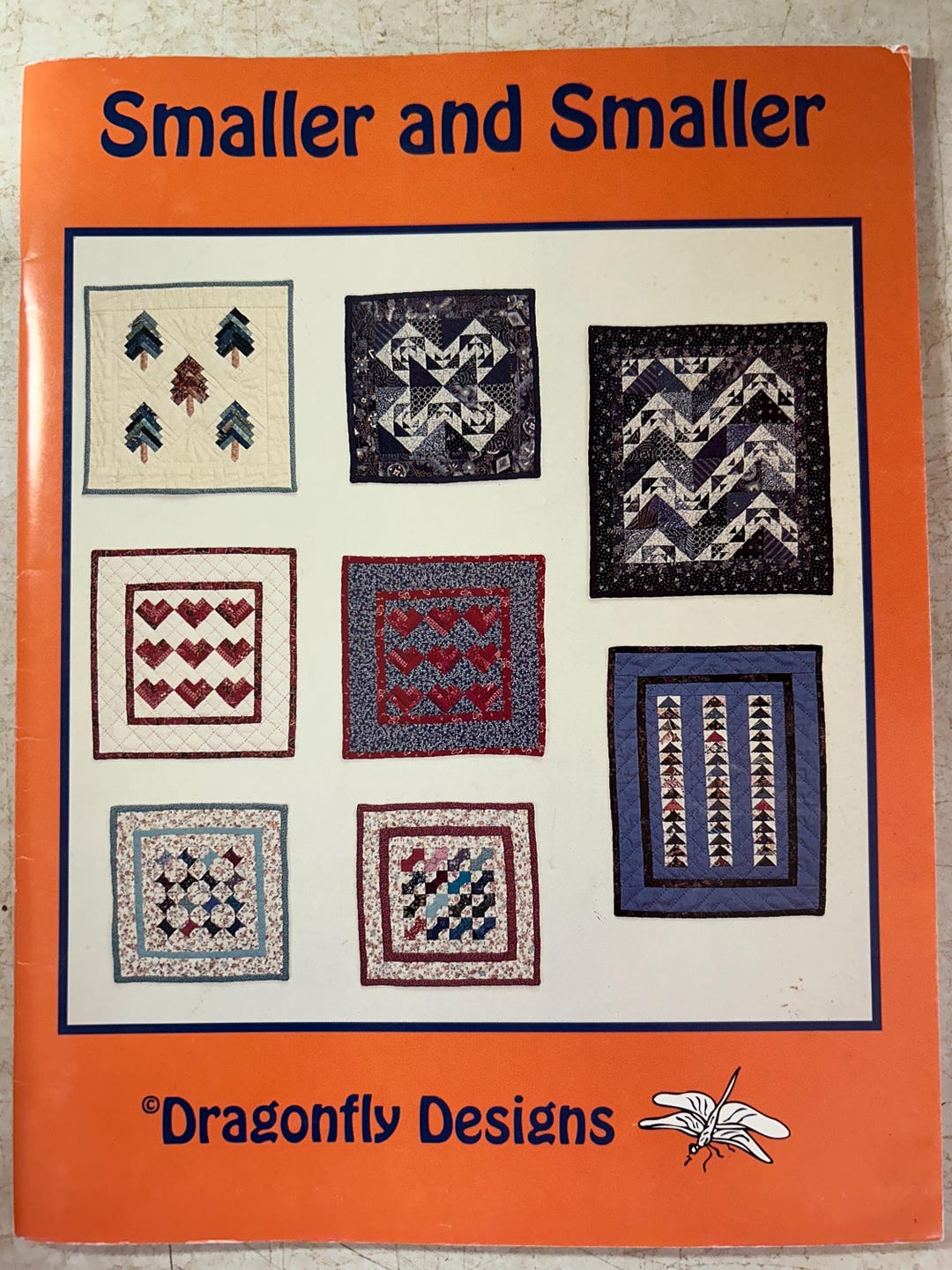 Dragonfly Designs - Smaller and Smaller/softcover Quilt Book - Etsy