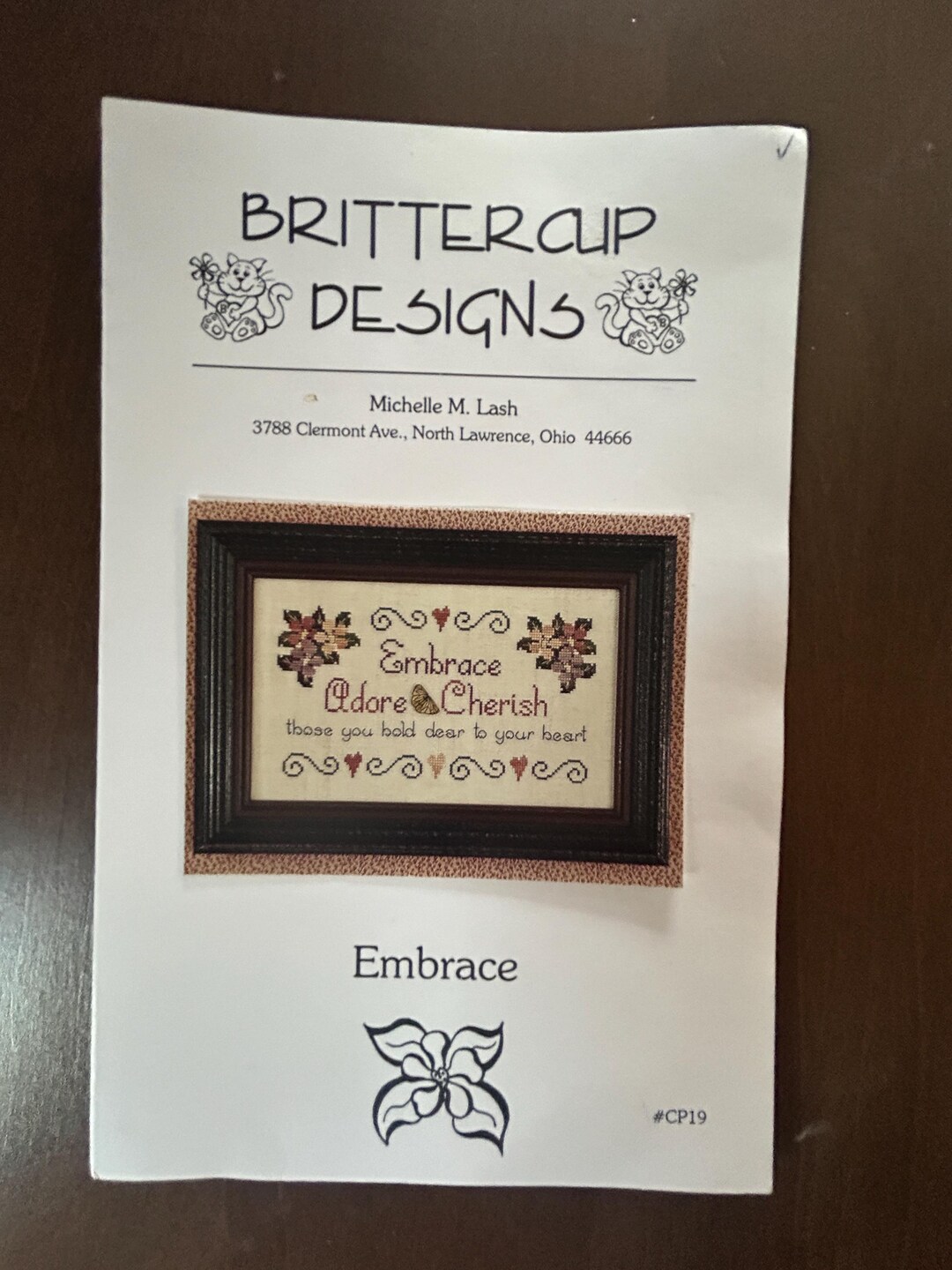 Brittercup Designs - Embrace Cross Stitch Chart - Etsy