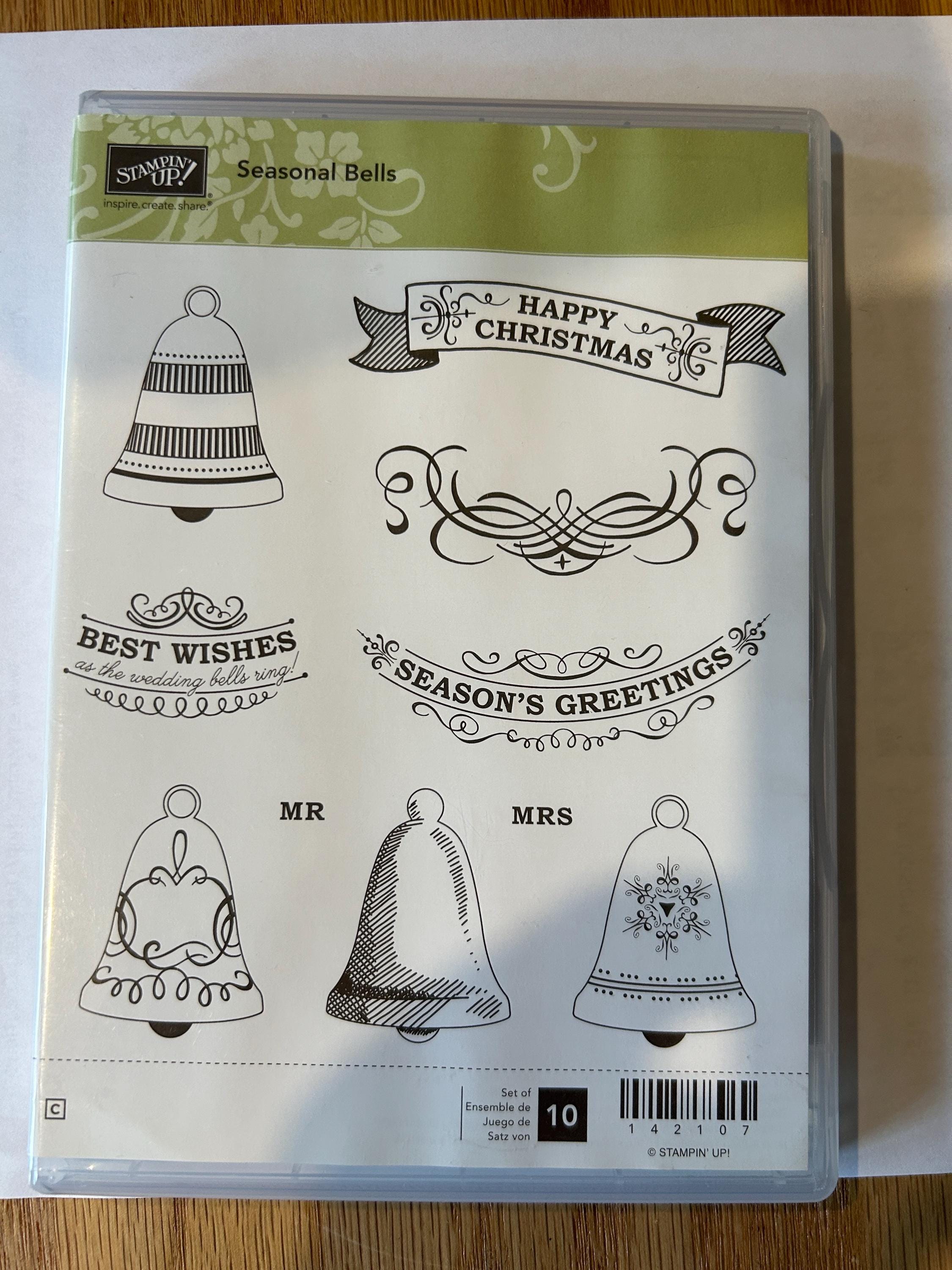 Stampin’ up Christmas Stamp Sets Including Seasonal Bells, Holly Jolly ...
