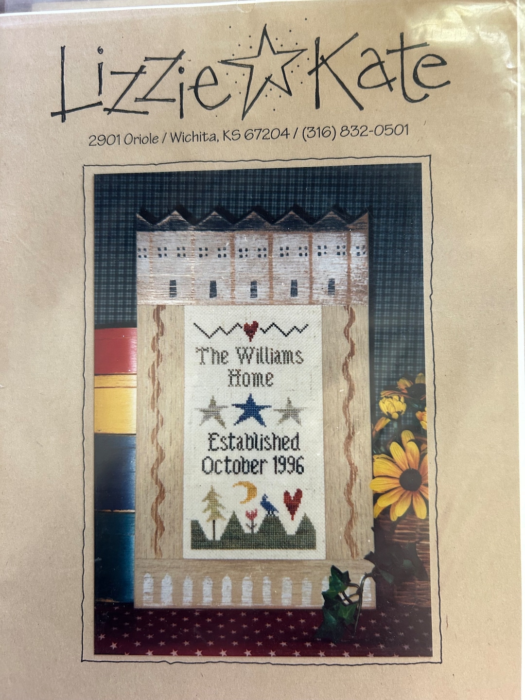 Lizzie Kate Cross Stitch Charts Including Home Established, Think ...