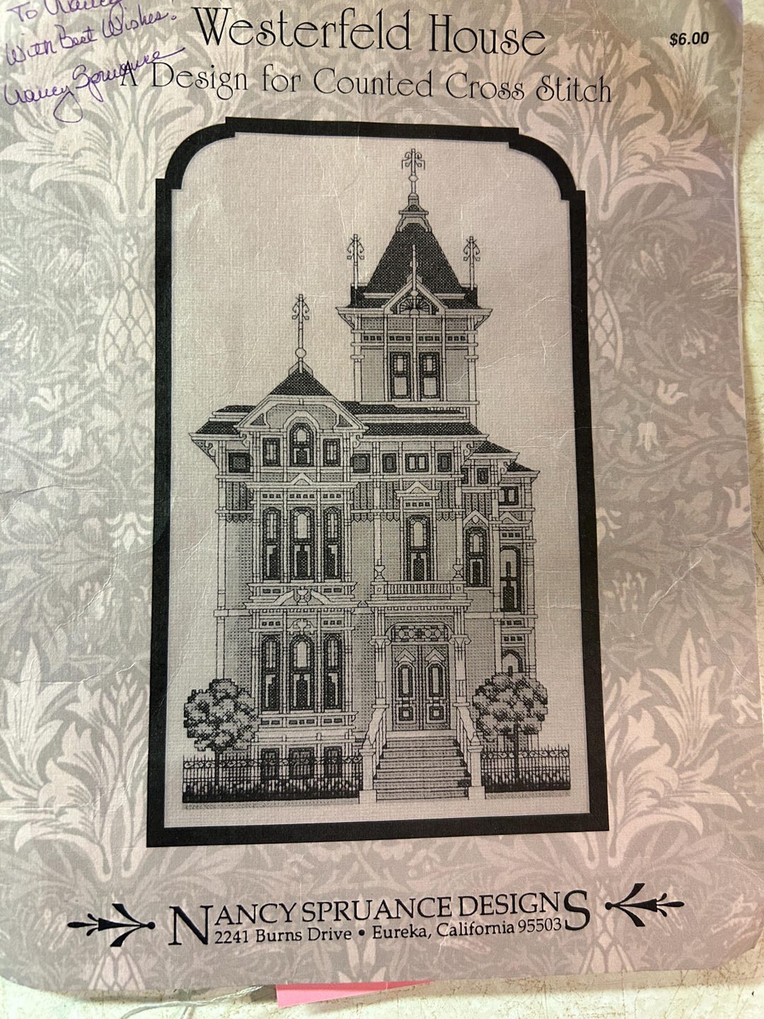 Nancy Spruance Designs - Westerfeld House - Cross Stitch Chart - Etsy