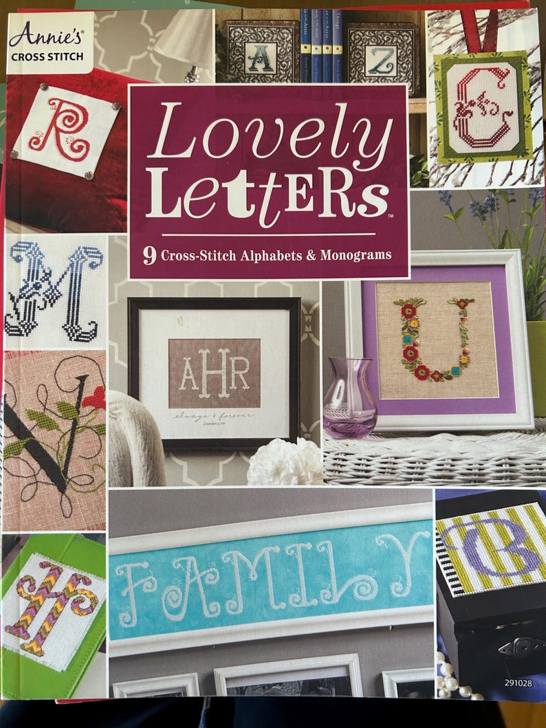 Annie’s Cross Stitch - Lovely Letters - Alphabets and Monograms - Etsy