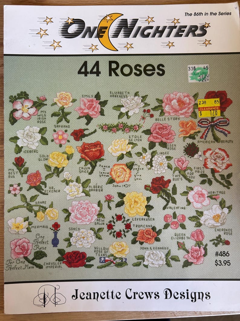 Jeanette Crews Designs Cross Stitch Charts Including One Nighters ...