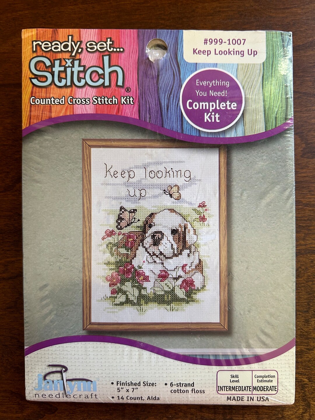 Janlynn Needlecraft Keep Looking up Cross Stitch Kit - Etsy