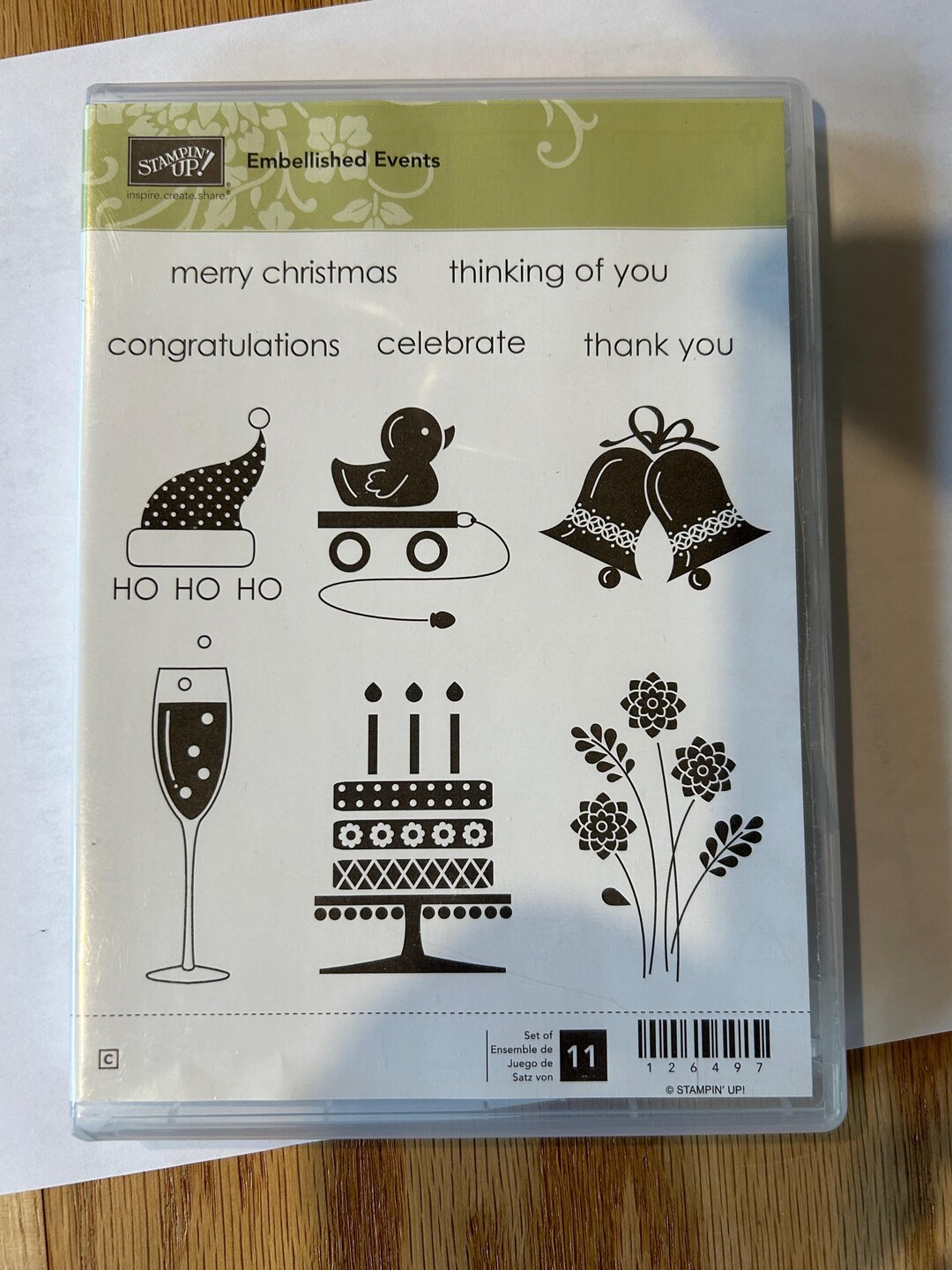Stampin’ up Embellished Events Stamp Set - Etsy