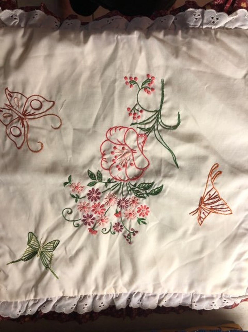 Minuet Co Embroidery Patterns/kits and Wonderart Dresser Scarf - Etsy