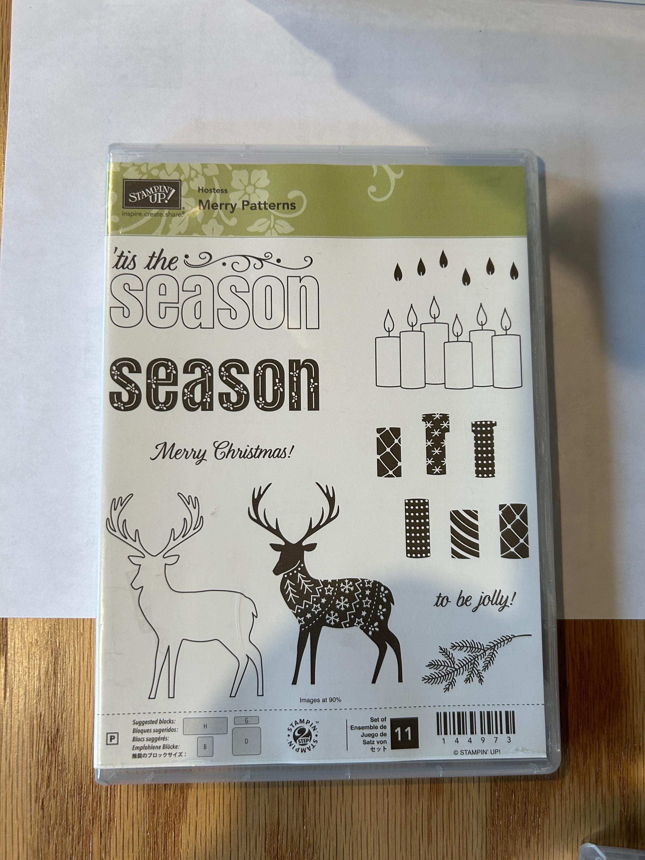 Stampin’ up Christmas Stamp Sets Including Seasonal Bells, Holly Jolly ...