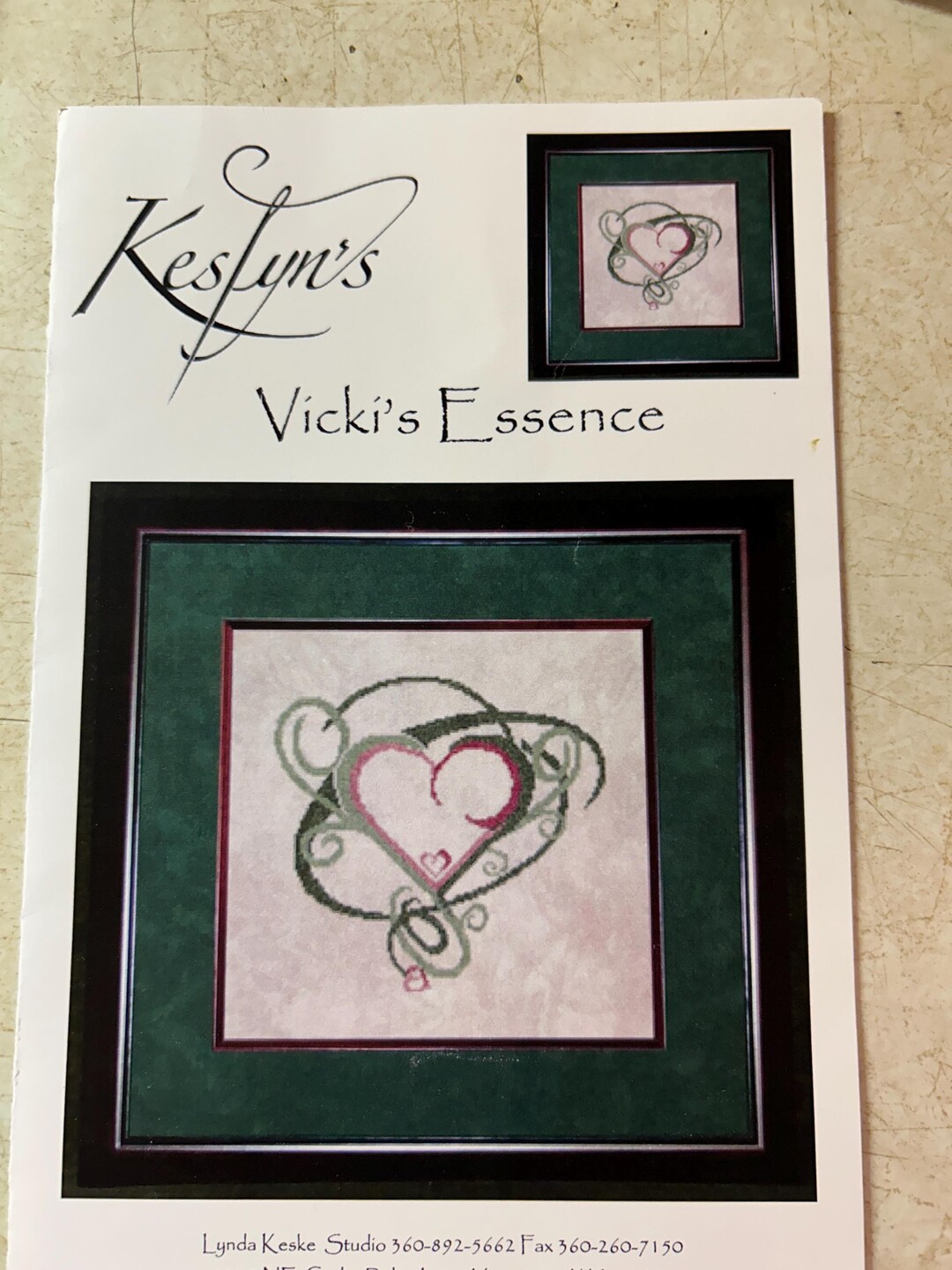 Keslyn’s Cross Stitch Chart - Vicki’s Essence - Etsy
