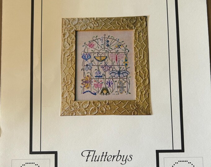 The Workbasket - Flutterbys Cross Stitch Chart - Etsy