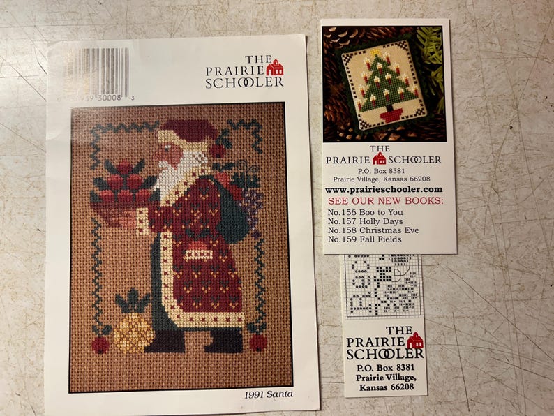 The Prairie Schooler Cross Stitch Charts - Home for Christmas ...
