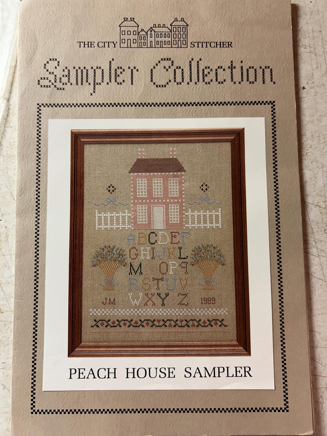 The City Stitcher - Sampler Collection - Peach House Sampler Cross Stitch Chart - Etsy