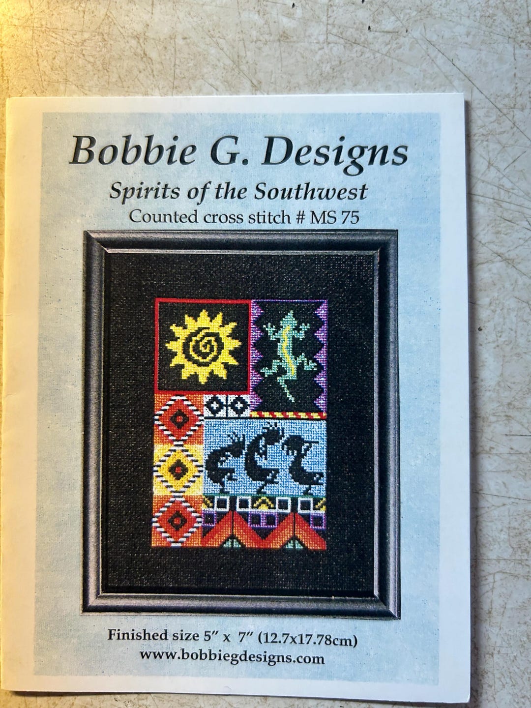 Bobbie G. Designs - Spirits of the Southwest Cross Stitch Chart - Etsy
