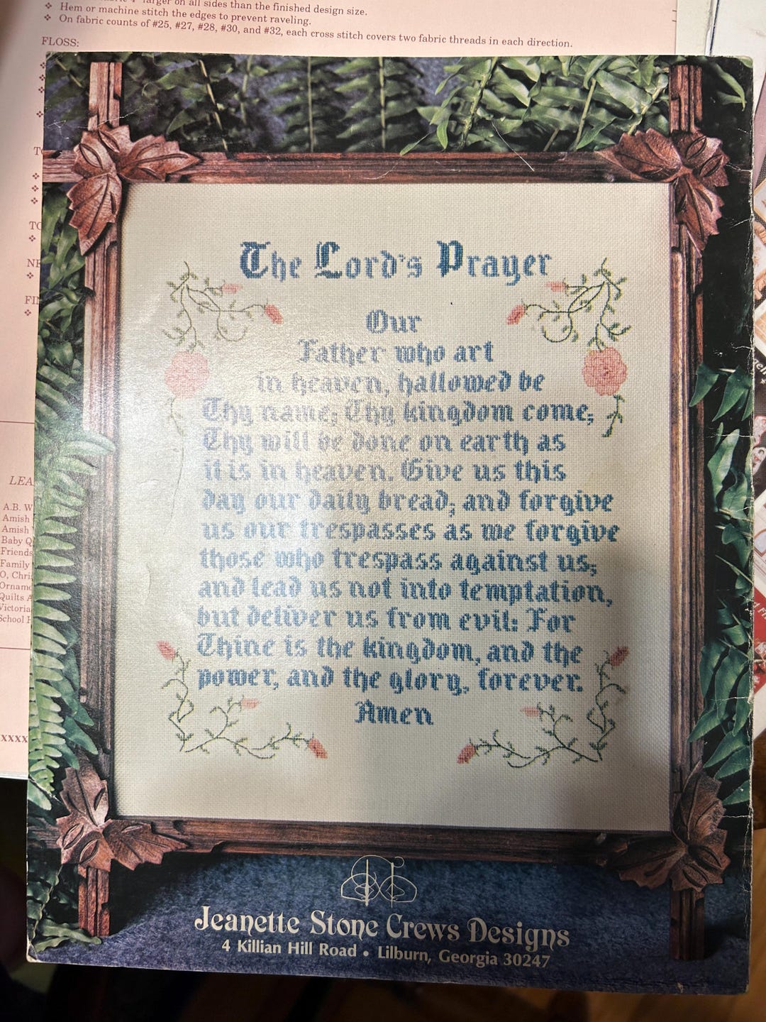 Jeanette Crews Cross Stitch Designs - the Omnibook for Bed & Bath, Sown ...