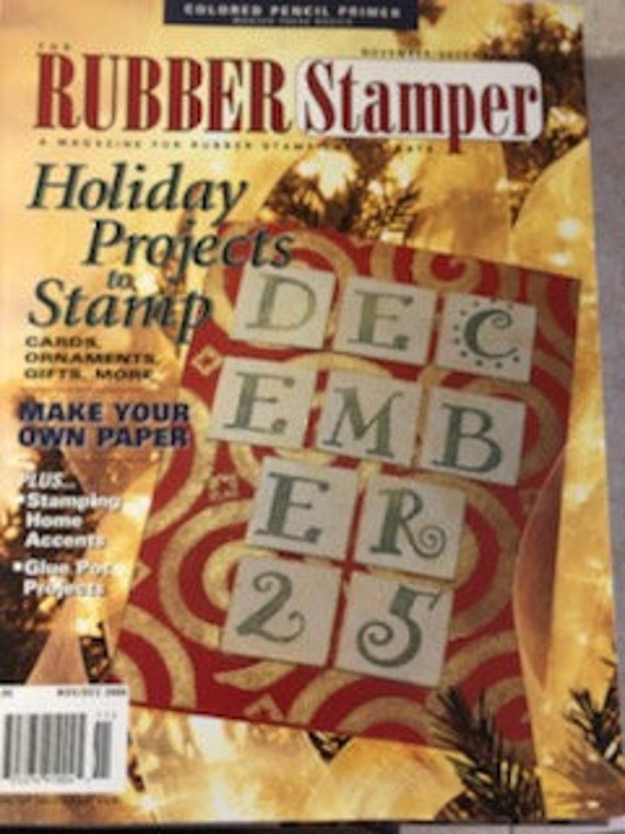 Rubber Stamper Magazine | Etsy