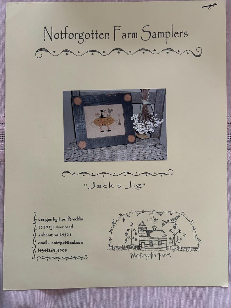 Notforgotten Farm Samplers - Cross Stitch Charts - Designs by Lori ...