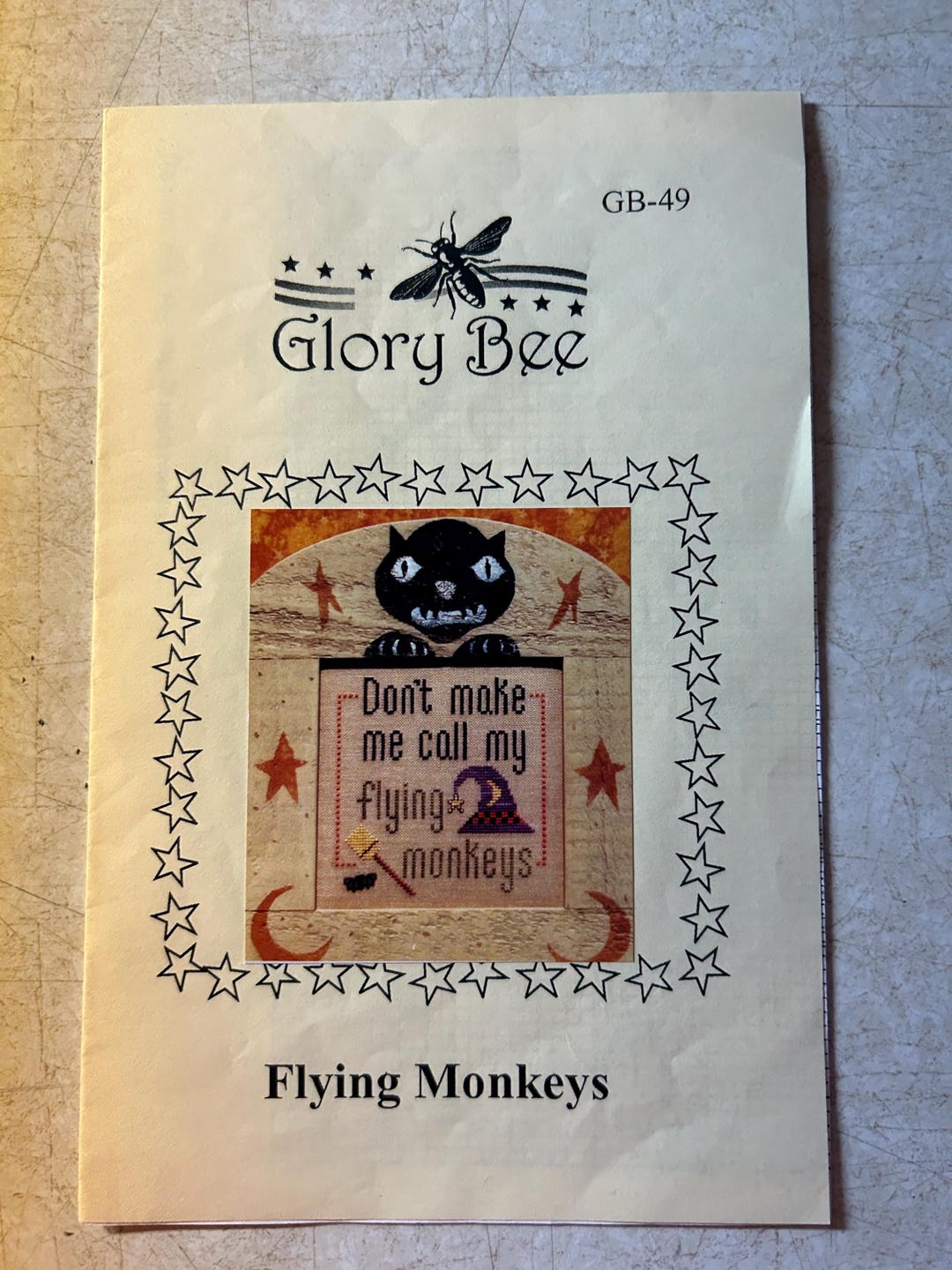 Glory Bee - Flying Monkeys Cross Stitch Chart - Etsy