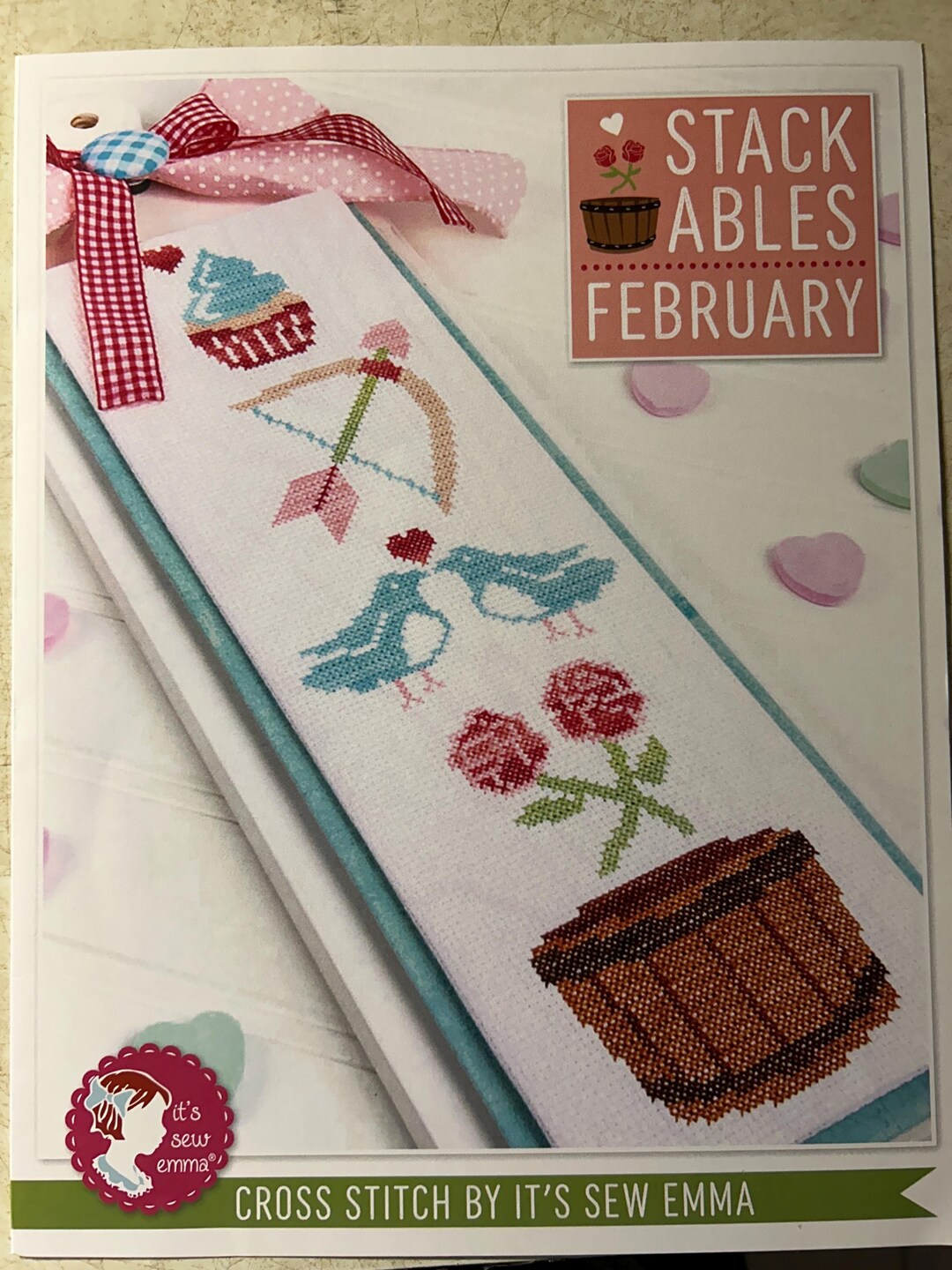 Its Sew Emma Cross Stitch Charts Stackables for February and March - Etsy