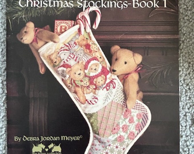 Leisure Arts Beary Christmas Christmas Stocking Book 1 Cross Stitch ...