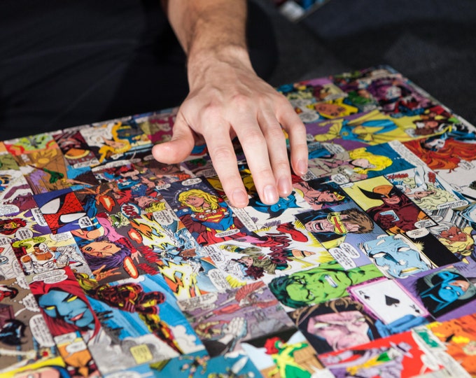 Custom Comic Coffee Table With Epoxy Resin - Etsy