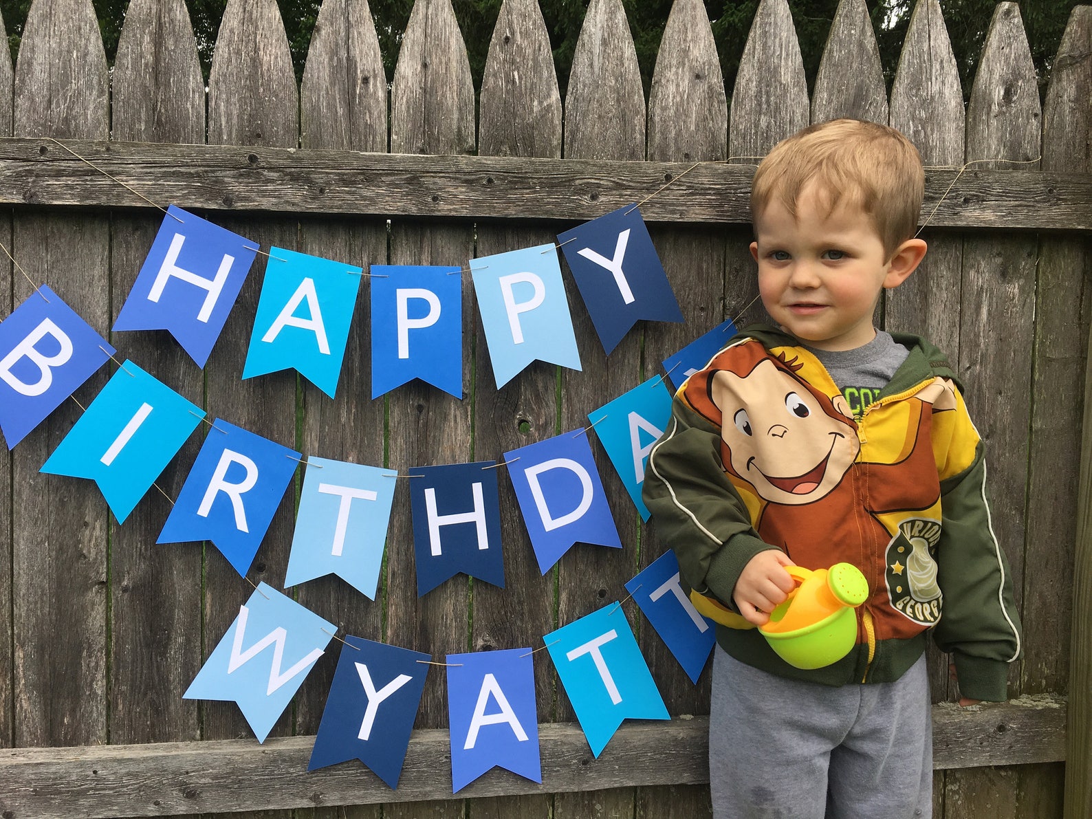 Happy Birthday Banner. Happy Birthday Banner Personalized. Boy Birthday ...