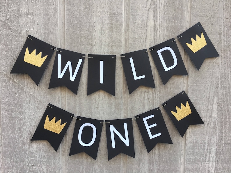Wild One Banner , Wild One Birthday Decor , Boho Birthday Banner ...
