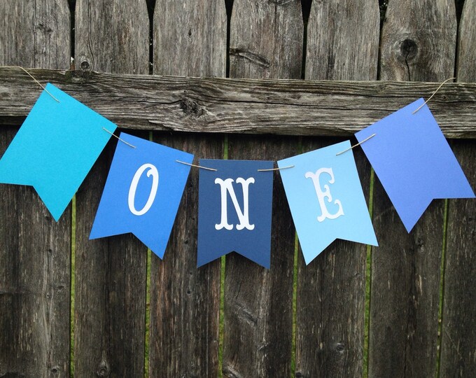 One Banner Cake Smash Banner First Birthday Banner Boy - Etsy