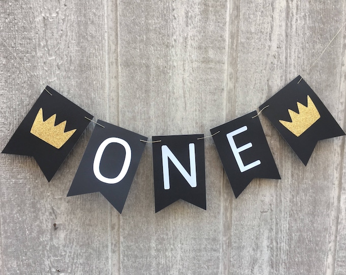One Banner Cake Smash Banner First Birthday Banner Boy - Etsy