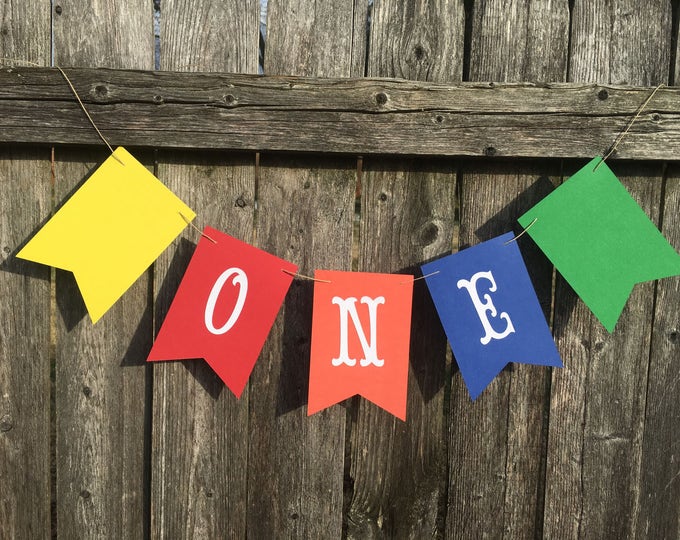 One Banner Cake Smash Banner First Birthday Banner Boy - Etsy