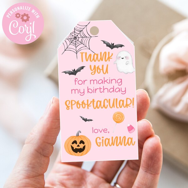 Thank You Halloween Tags - Etsy
