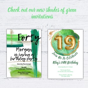 Boy Birthday Banner. Green Happy Birthday Banner. St Patricks Day ...