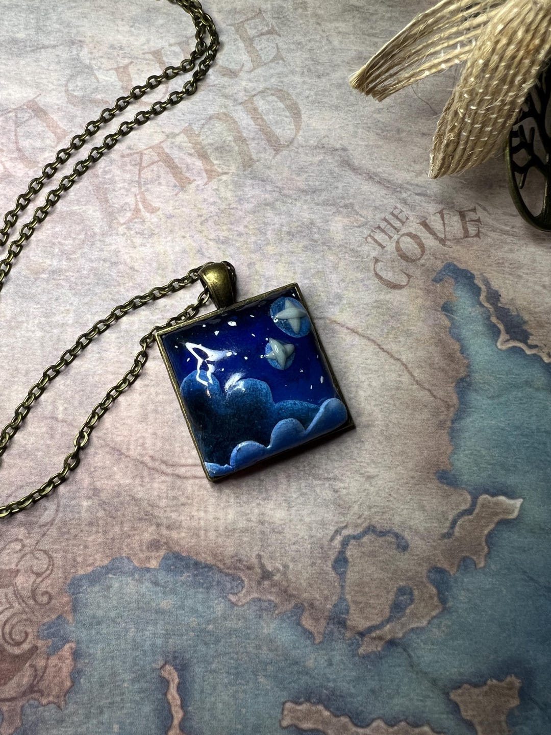 Second Star Pendant - Etsy