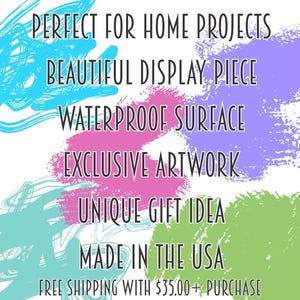 Ceramic Tile Colorful Art Nouveau Tile Wedding L Birthday L Holiday ...