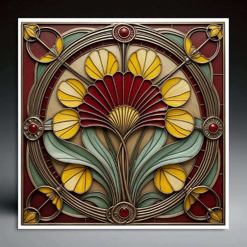 Glazed Tile Art - Etsy