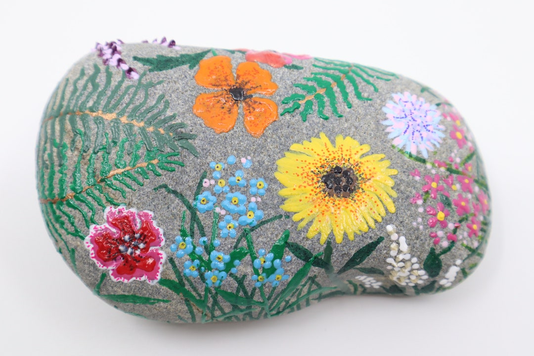 Hand-painted "floral Garden" - Etsy