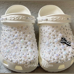 Wedding Crocs, Bedazzled Crocs, Custom Crocs, Bling Crocs, Wedding ...
