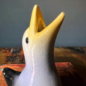 Vintage Blue Bird Pie Vent, 1940s Glazed Pottery Bird Pie Funnel - Etsy