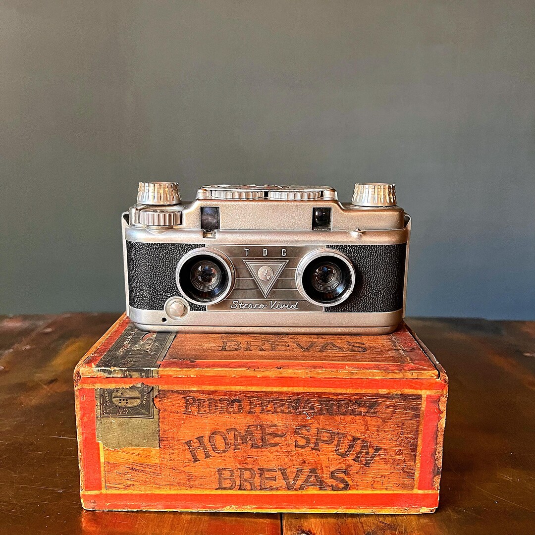 Vintage TDC Stereo Vivid 35mm Stereo Camera, Midcentury TDC Bell ...