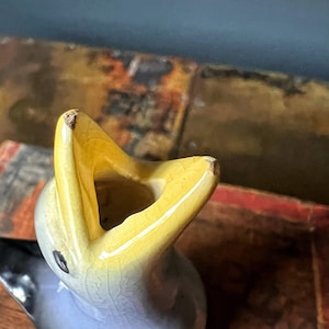 Vintage Blue Bird Pie Vent, 1940s Glazed Pottery Bird Pie Funnel - Etsy