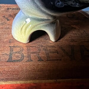 Vintage Blue Bird Pie Vent, 1940s Glazed Pottery Bird Pie Funnel - Etsy