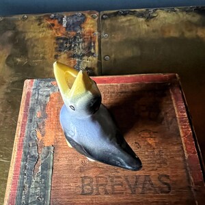 Vintage Blue Bird Pie Vent, 1940s Glazed Pottery Bird Pie Funnel - Etsy