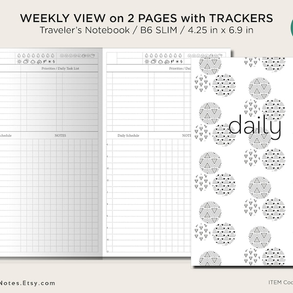 Weekly Mood Tracker - Etsy