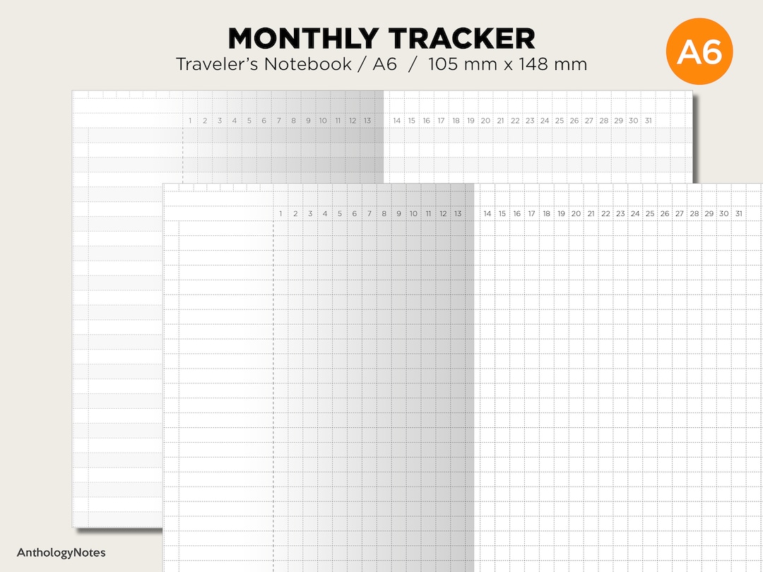 Grid Tracker Printable: A Simple and Effective Tool for Organization ...