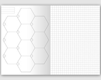 Hexagon Notebook | Etsy