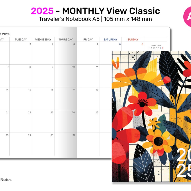 2025 A5 Diary Insert - Etsy
